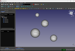 FreeCad macro: Connect spheres - Arakne